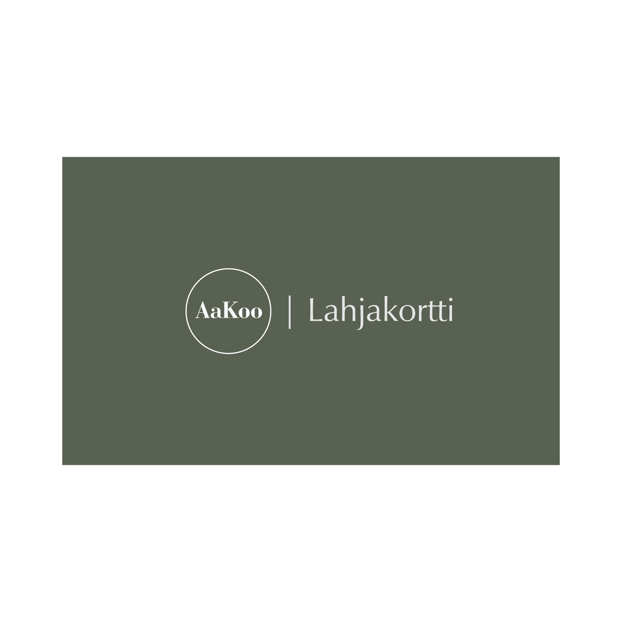 Lahjakortti | Giftcard – AaKoo Kauneus & Hyvinvointi
